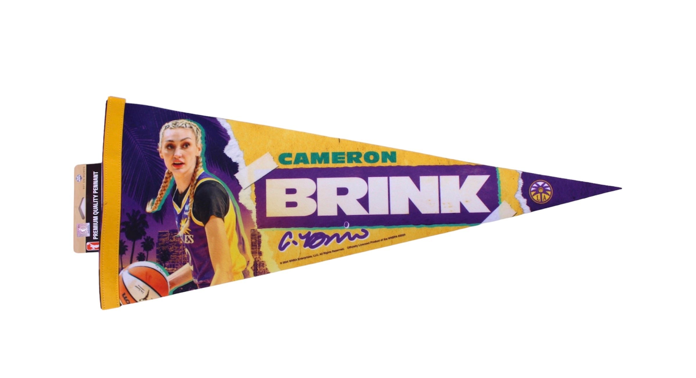 Cameron Brink LA Sparks Player 12x30 Pennant – TEAM LA Store