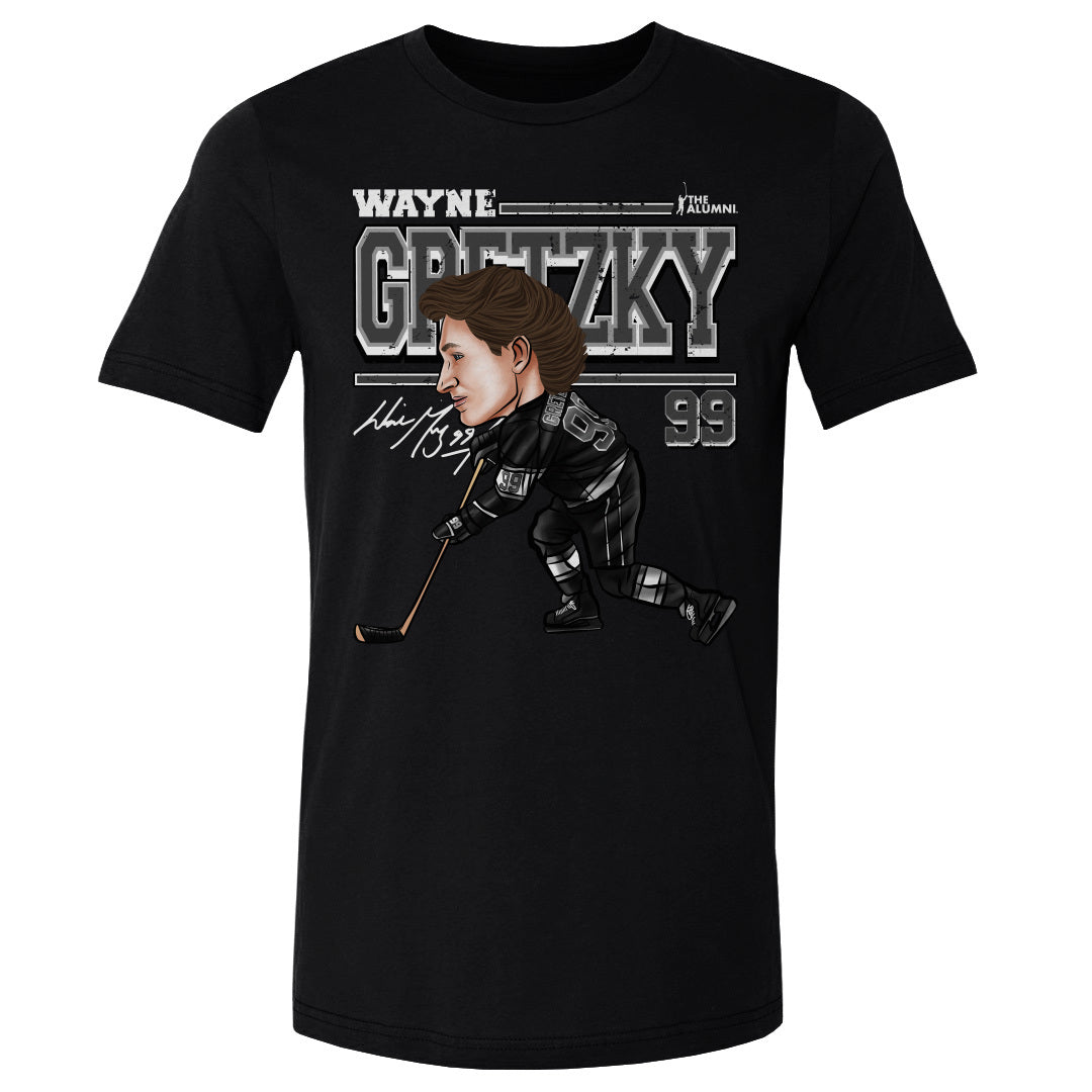 Wayne Gretzky Los Angeles Cartoon WHT – TEAM LA Store